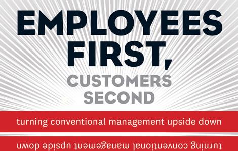 Couverture du livre "employee first, customers second" - Satisfaction ...